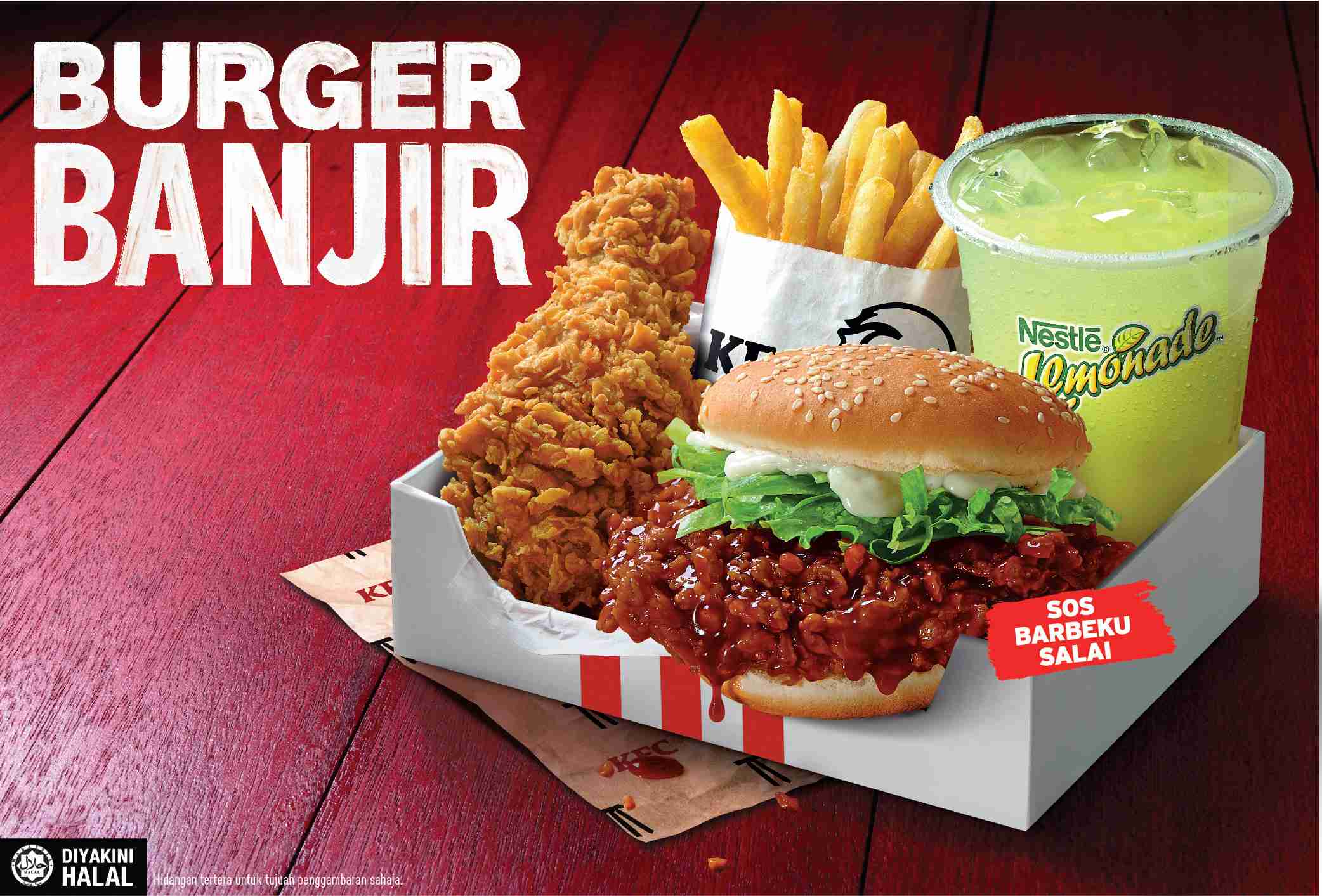 肯德基新推出的 Burger Banjir 好到吮手指 - 辣手网